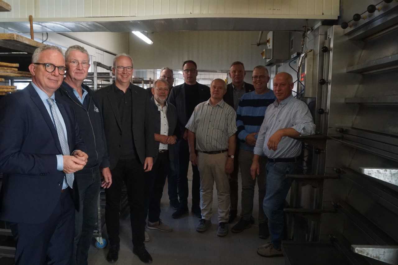 Abgeordnete Treffen Bäckermeister aus dem Kreis